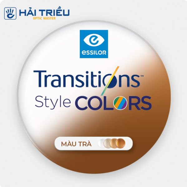 Đơn tròng đổi màu Essilor Transitions Style Color