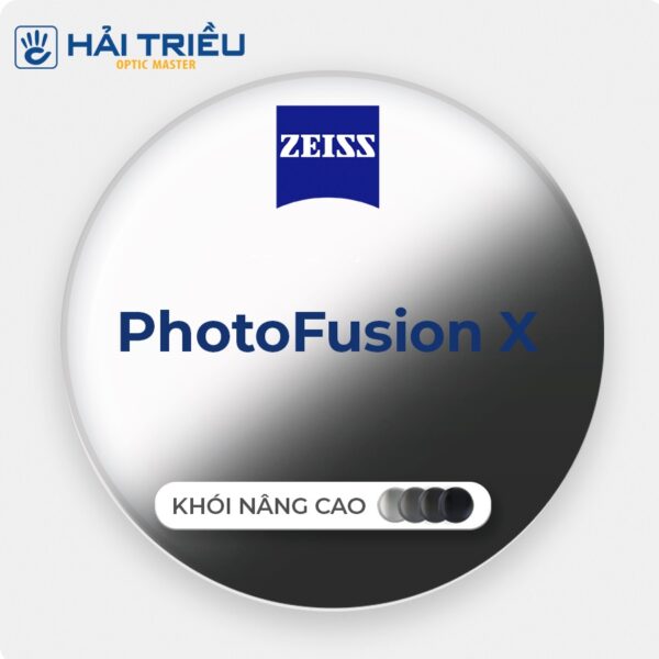Tròng kính đổi màu Zeiss ClearView Photofusion X (Đặt đánh)
