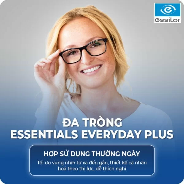 Tròng kính Essilor: Bảng giá 2026, đại lý ủy quyền gần nhất