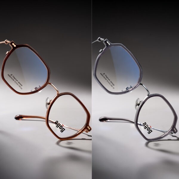 Kính Agog đa giác: Siêu bền, nhiều màu, 1 đổi 1 trong 2 năm